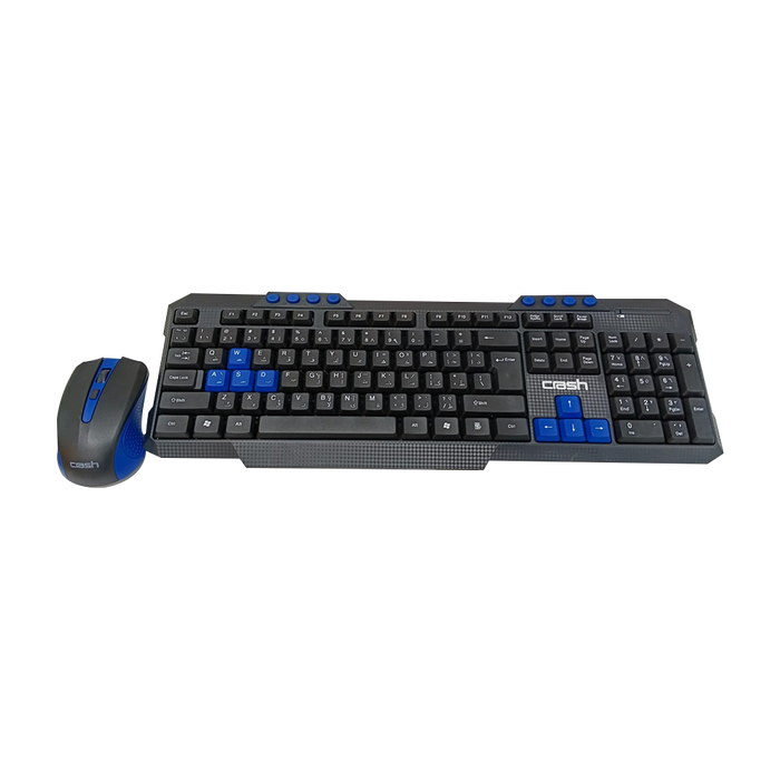 KEYBOARD + MOUSE WIRELESS CRASH BA-400 — SHIKO