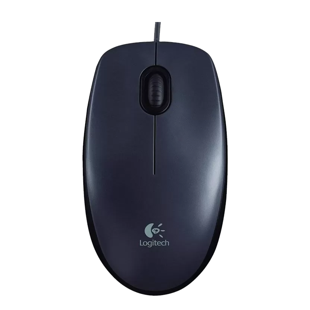 Logitech M90 Wired Mouse 1000DPI - Gray
